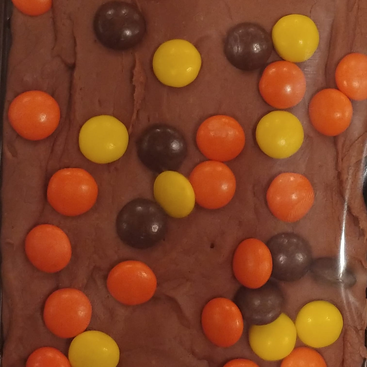Chocolate Reese's Pieces Fudge – Kimmie's Kandies